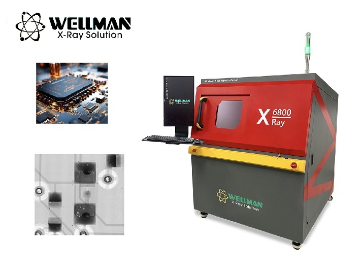 Sistema di ispezione a raggi X inclinabile con coordinazione a cinque ...